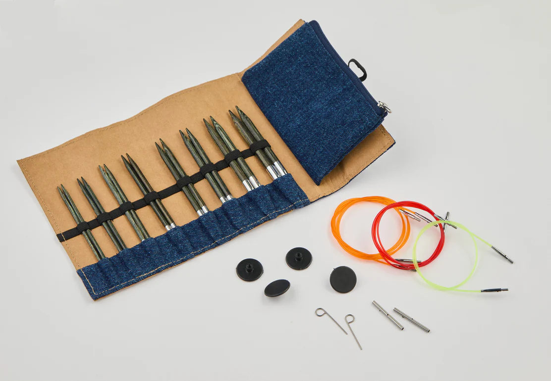 Indigo Wood 5" Normal IC Needle Set – Rabbit Row Yarns & Haberdashery