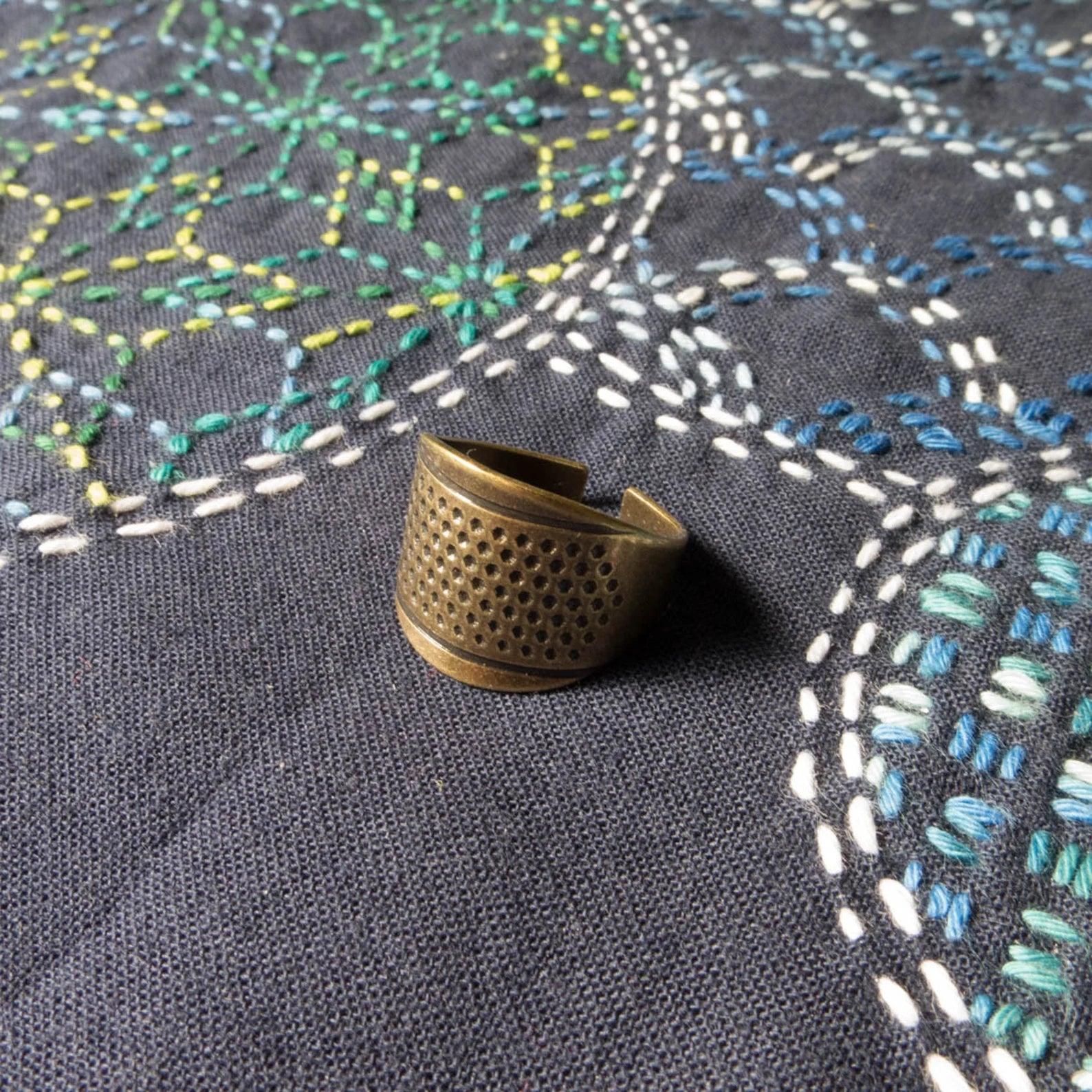 Sashiko/Mending Thimbles – Rabbit Row Yarns & Haberdashery